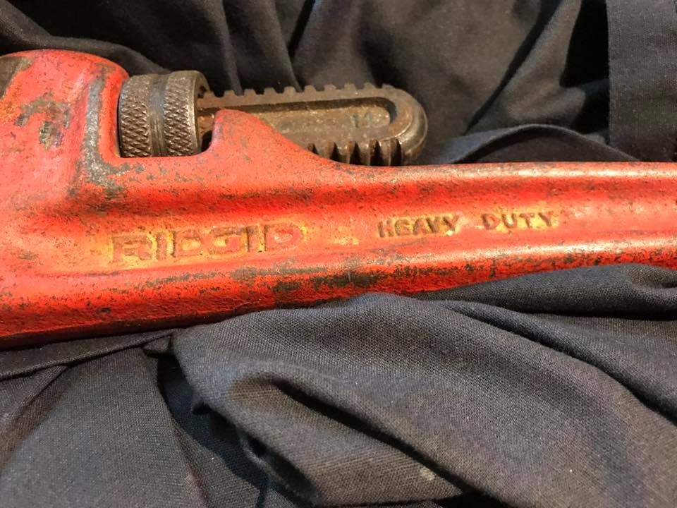 Rigid brand 14 inch wrench.