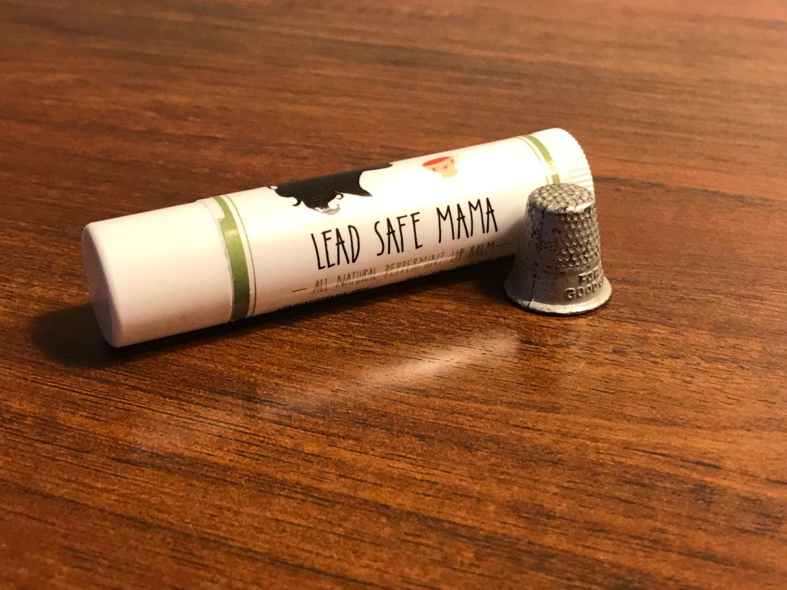 Antique child’s thimble “For A Good Girl”: 839,800 ppm Lead (90 ppm is ...