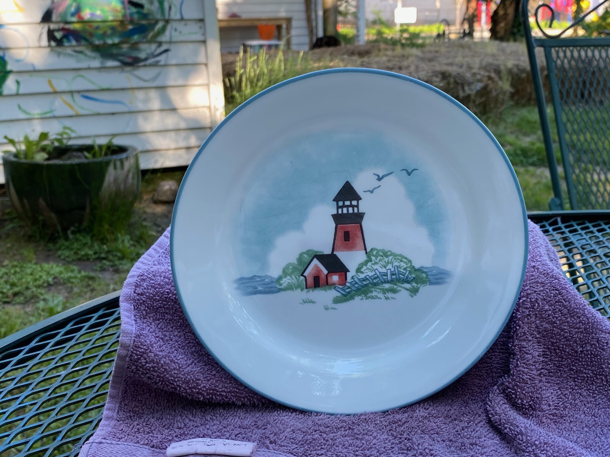 Corelle dish with lighthouse pattern: 351 ppm Cadmium on the food ...