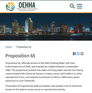 Why do some stainless steel cookware items have a "Prop 65" warning ...