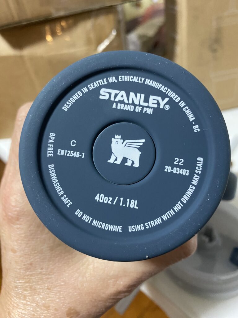 Stanley confirms that "Stanley Cup" insulated Stainless Steel tumblers are made with "Some Lead"