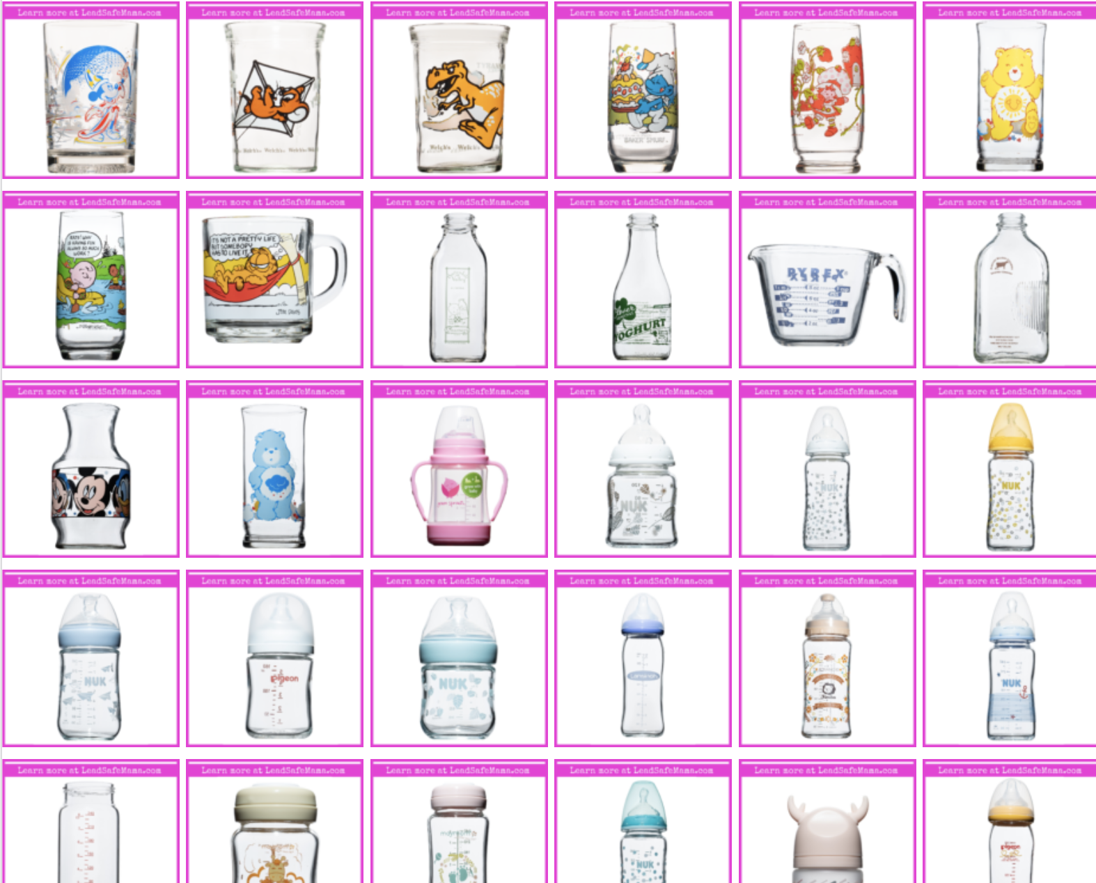 All of the items featured in the 2023 Lead Safe Mama NYC Subway PSA ...