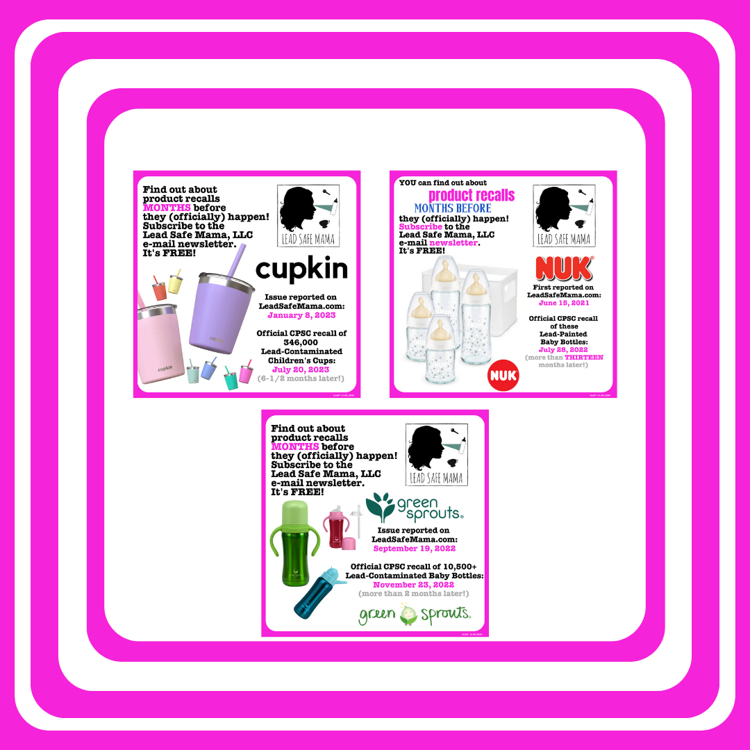 Find out about product recalls MONTHS before they happen