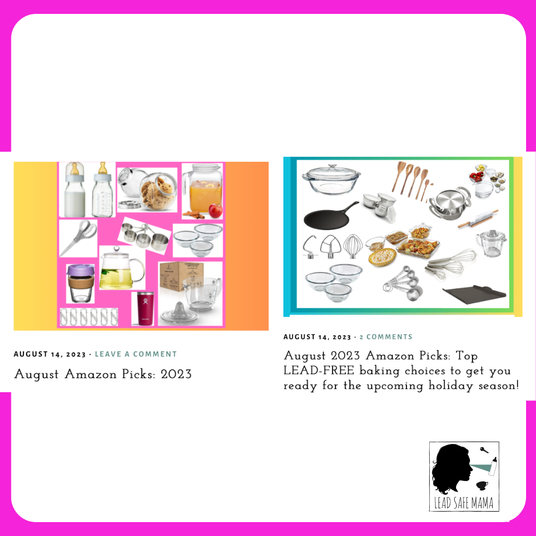 Today's Newsletter (8/15/2023): Lead-Free Product Lists & Updated Lead ...