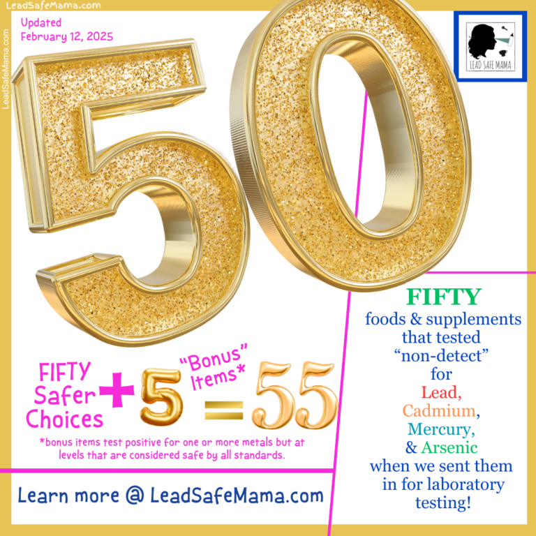 And then there were 50! Here's 50 Laboratory-tested safer foods and ...