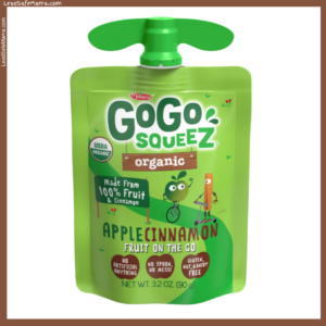 GoGo Squeez Organic AppleCinnamon Fruit On The Go Pouch: 2024 Lab ...