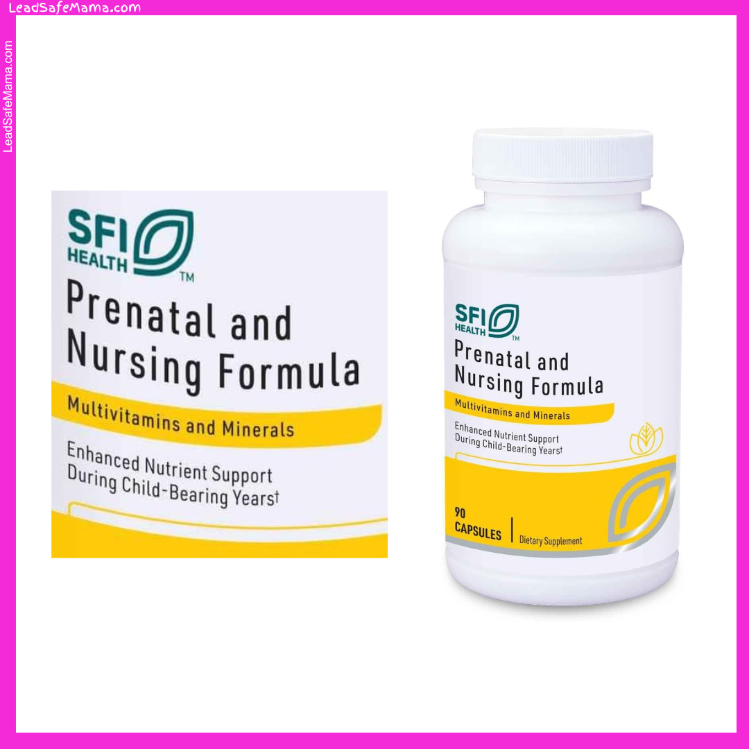 Klaire Labs (now SFI Health) Prenatal and Nursing Formula Multivitamins ...