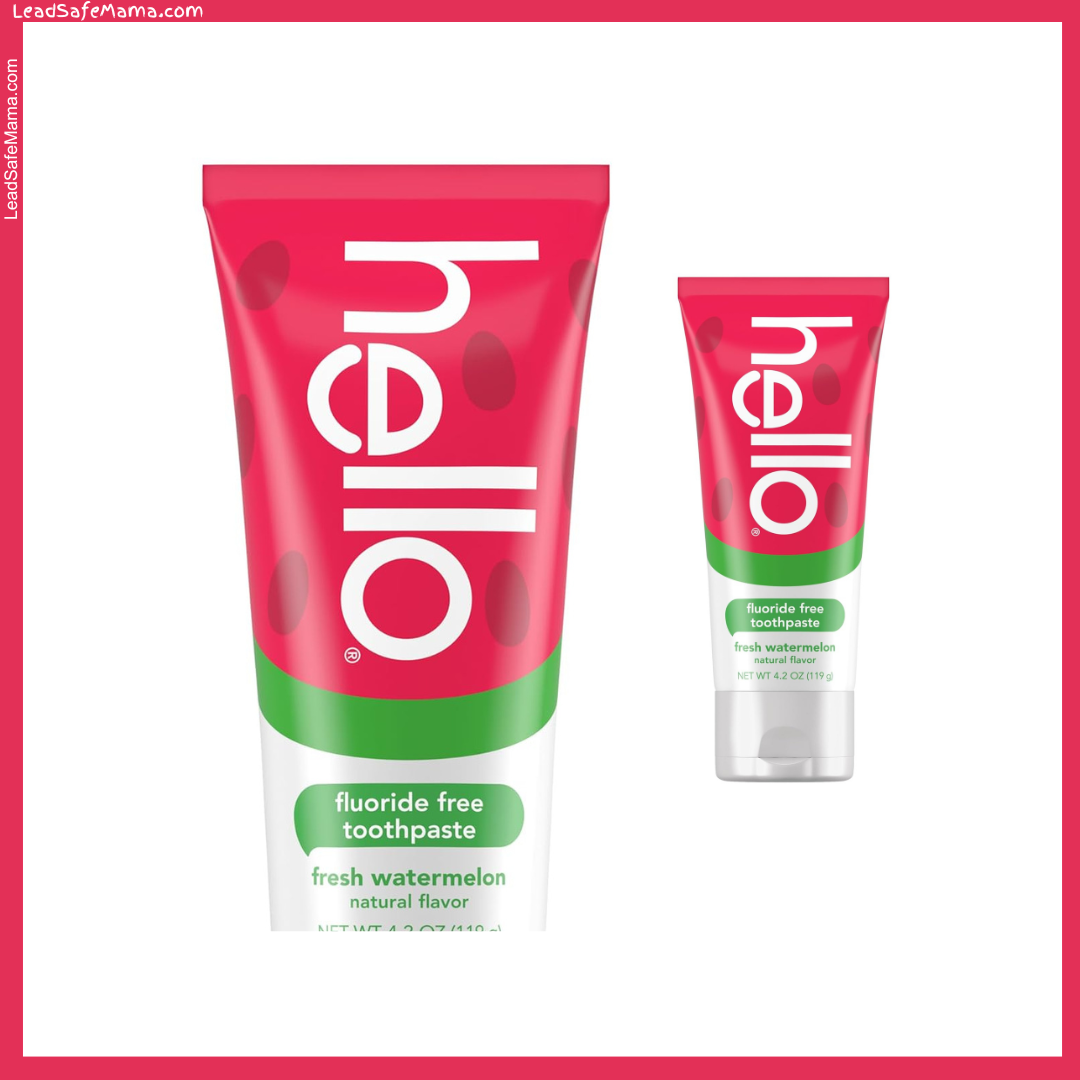 Hello Fluoride Free Toothpaste (in Fresh Watermelon flavor for "kids ...