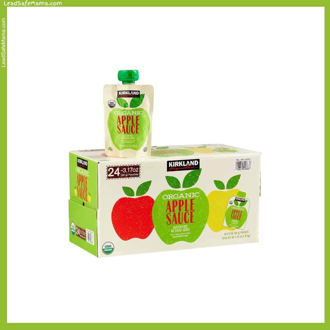 Costco's Kirkland Organic Apple Sauce Pouches: Lab Report Here