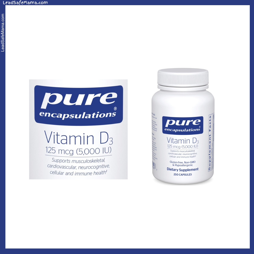 Pure Encapsulations Vitamin D3 Dietary Supplement Tests Positive for ...