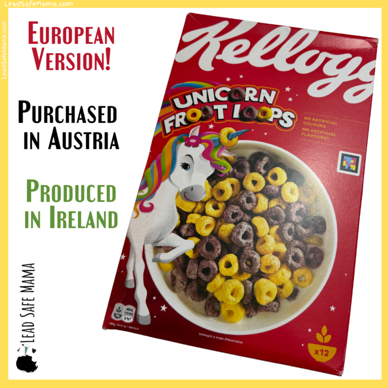 Testing European Kellogg's Unicorn Froot Loops for Lead, Cadmium ...
