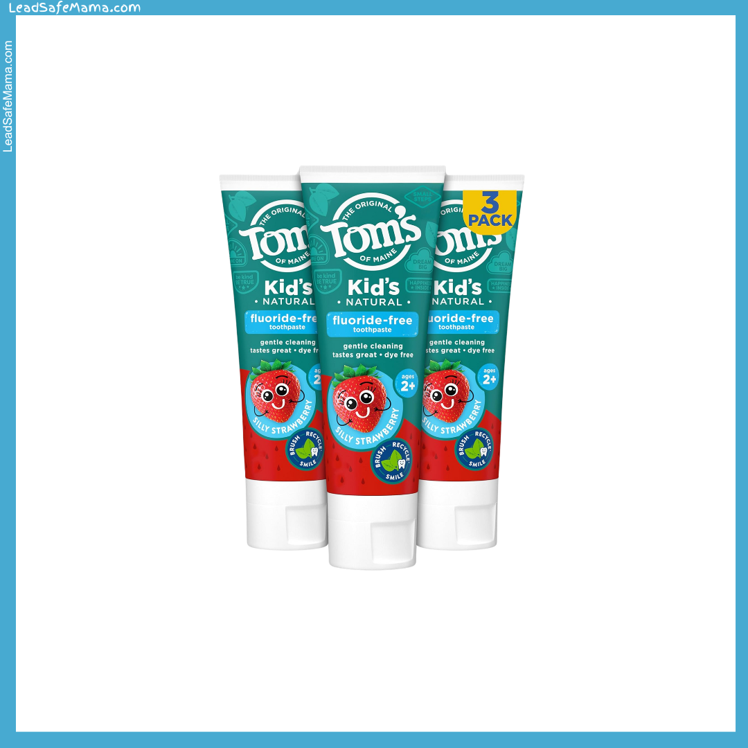 Tom's of Maine Kid's Natural Fluoride-Free Toothpaste in Silly ...