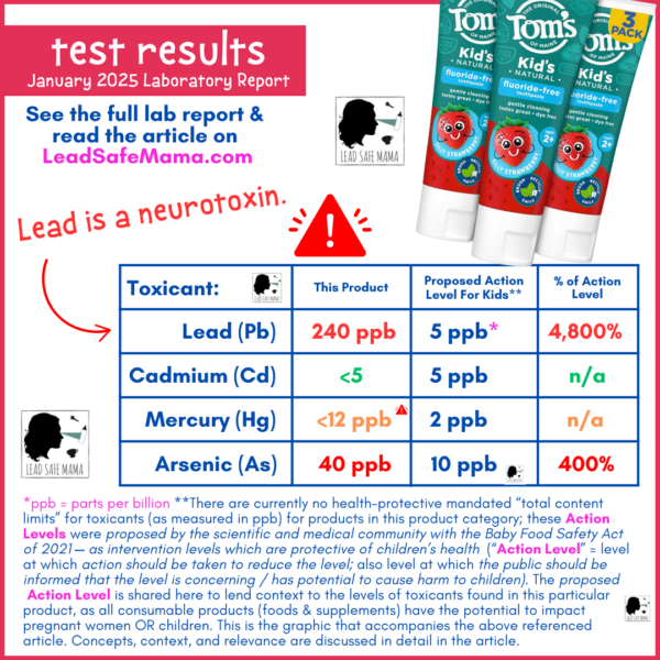 Tom's of Maine Kid's Natural Fluoride-Free Toothpaste in Silly ...