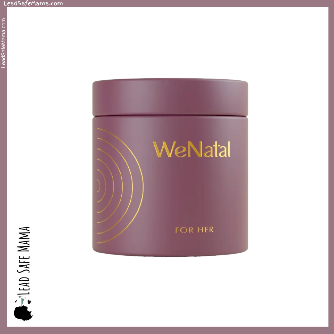 WeNatal For Her Prenatal Vitamin Supplement Tested Positive for Lead ...