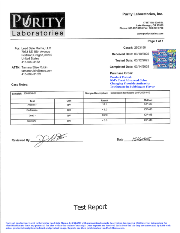 Testing Kid's Crest Advanced Color Changing Bubblegum-Flavored Fluoride ...