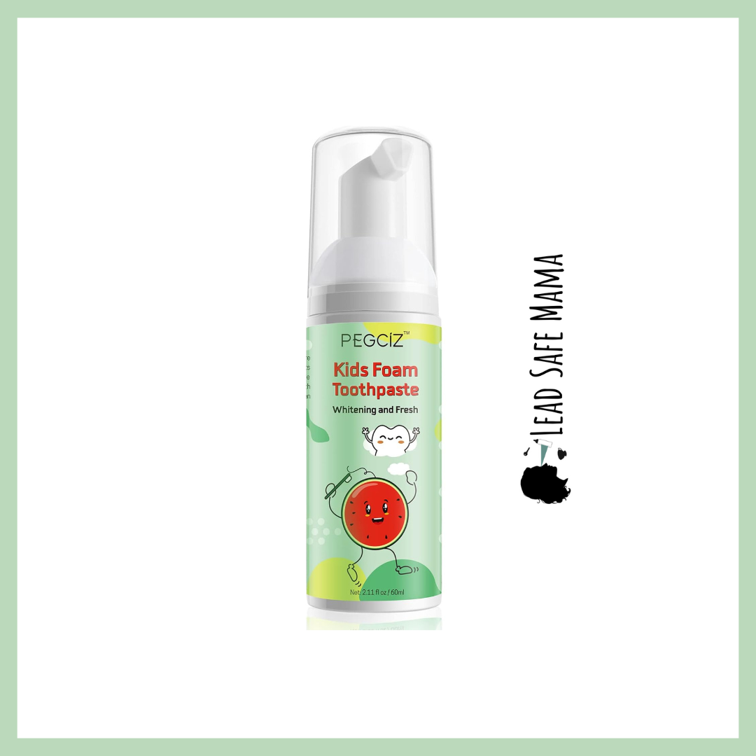 Testing Pegciz Kids Foam Toothpaste (Low-Fluoride, Watermelon Flavor ...