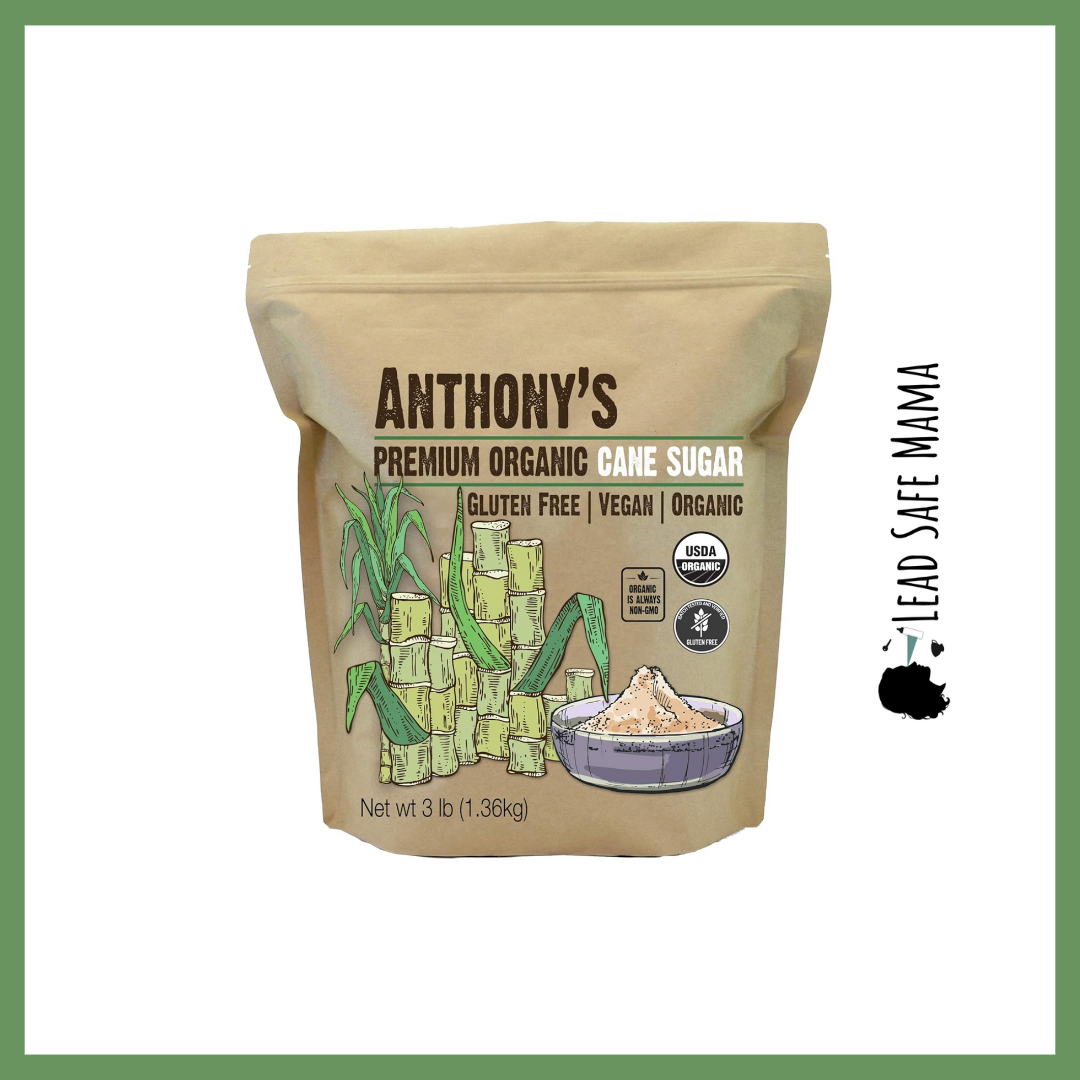 Testing Anthony's Premium Organic Cane Sugar for Lead, Mercury, Cadmium ...