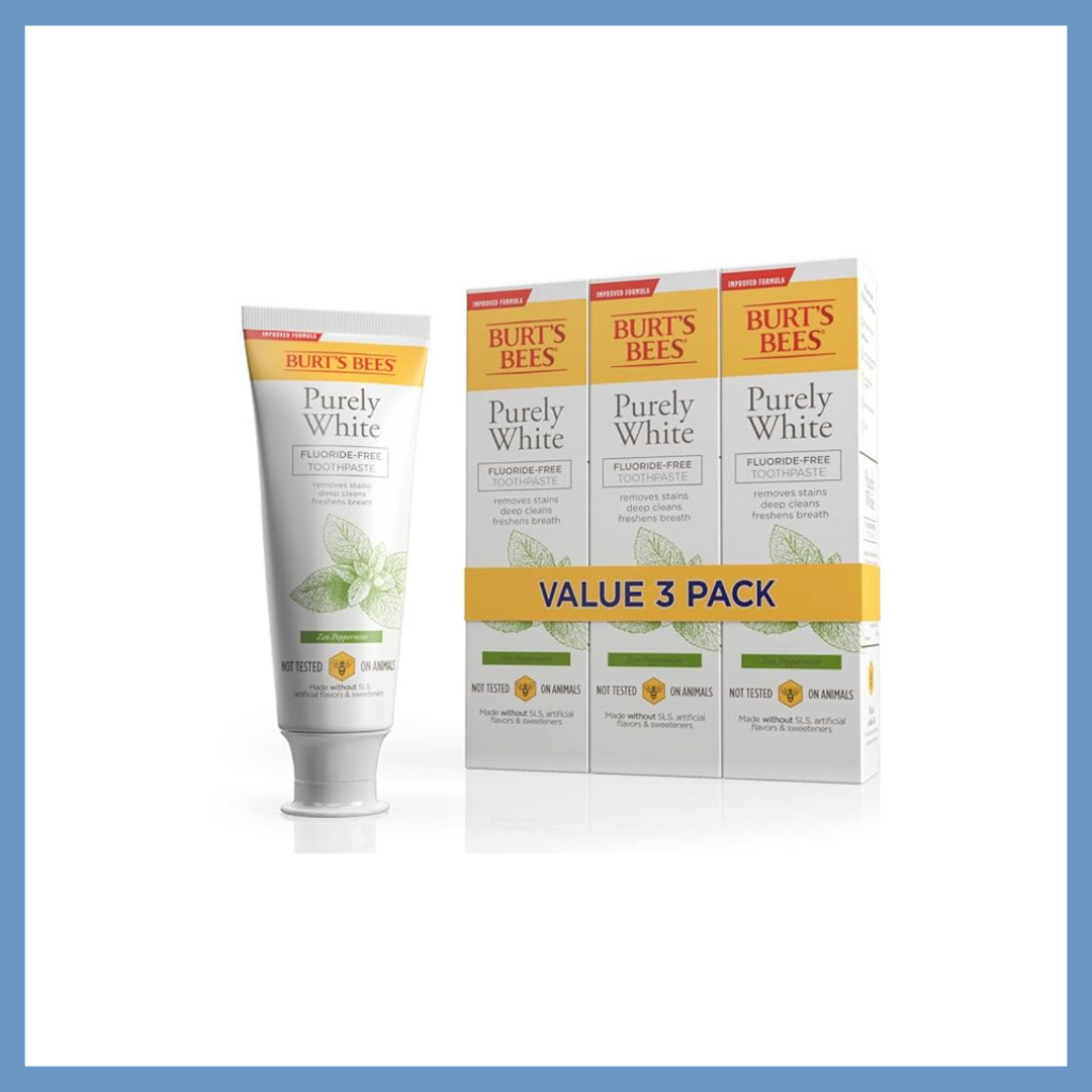 Testing Burt's Bees Purely White Fluoride-Free Toothpaste in Zen ...