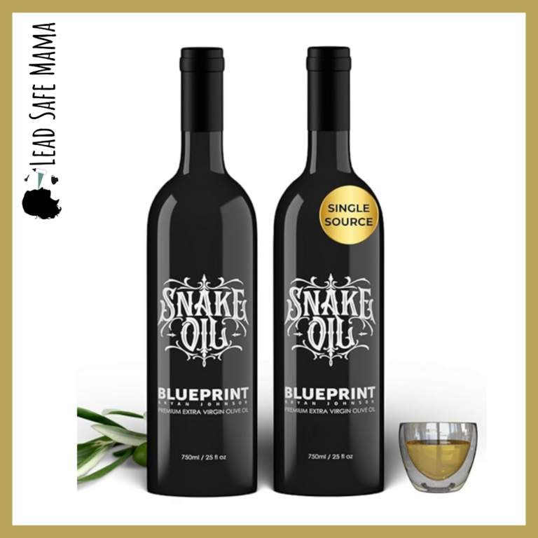 Testing Bryan Johnson Blueprint Snake Oil Extra Virgin Olive Oil for ...