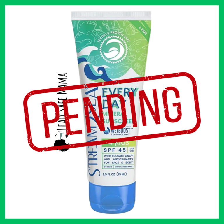 Chart Comparing the Toxicant Profiles of Popular Sunscreen Products