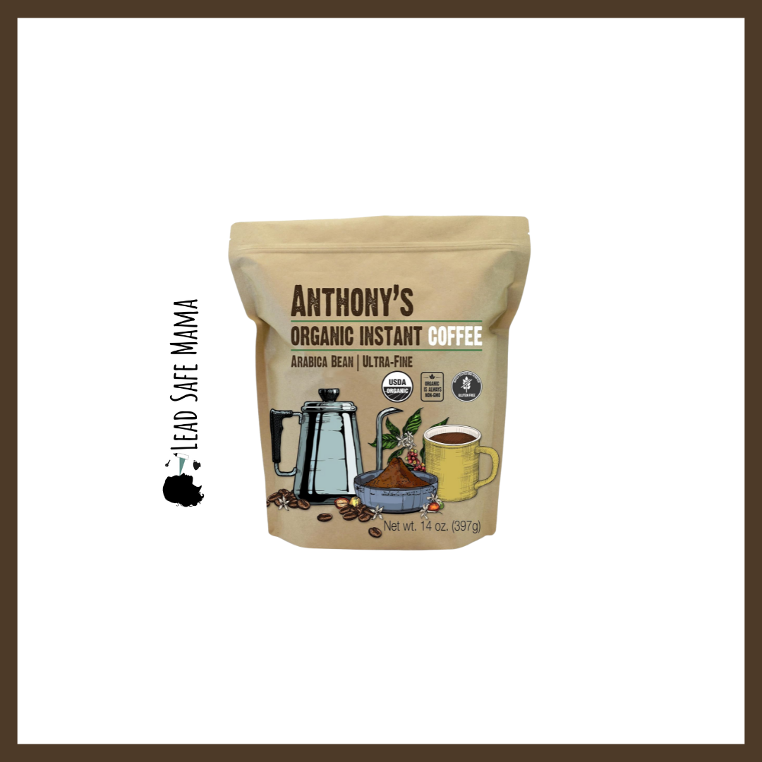 Testing Anthony's Organic Instant Coffee for Lead, Cadmium, Mercury ...
