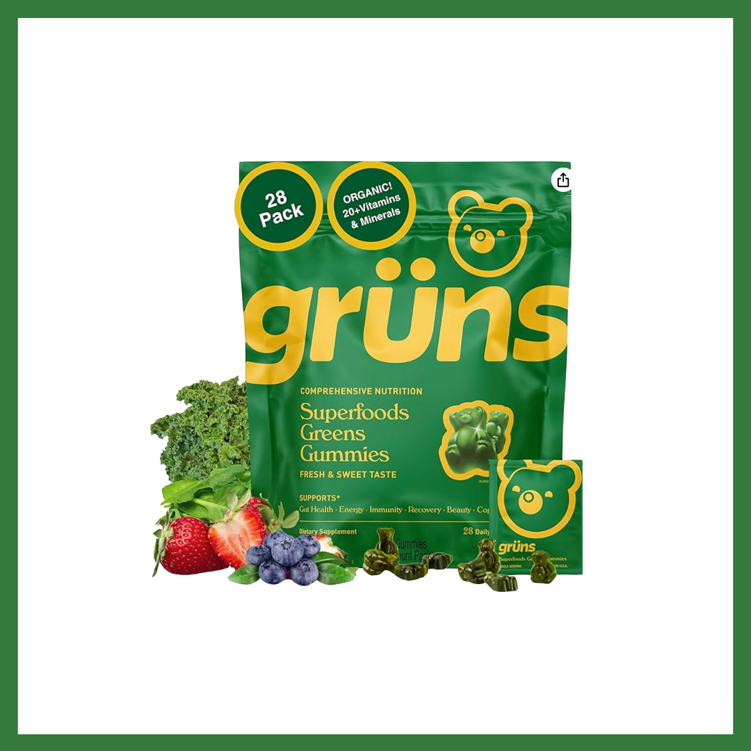 Testing Grüns Organic Comprehensive Nutrition Superfoods Greens Gummies ...