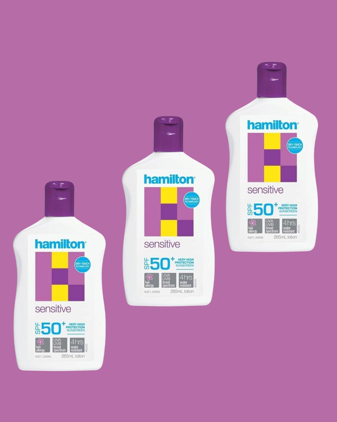 Testing Hamilton Sensitive Sunscreen Lotion from Australia (SPF 50 ...